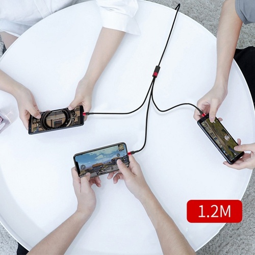 2.4A Braided 3 in 1 usb cable